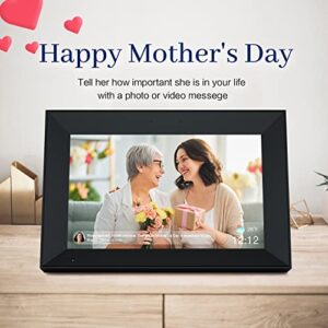 Digital Picture Frame, Dreamtimes 10.1 Inch WiFi Digital Photo Frame with 1280 * 800 HD Touchscreen, Auto Dim, Effortless One Minute Setup to Send Photos Via AiMOR App from Anywhere