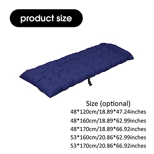 Indoor/Outdoor Bench Cushion, Thicken Outdoor Chair Cushions, Premium Polyester Porch Swing Cushion for Bench Cushion and Patio Furniture