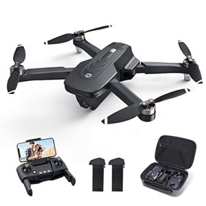 holy stone gps drone with 4k camera for adults, hs175d rc quadcopter with auto return, follow me, brushless motor, circle fly, waypoint fly, altitude hold, headless mode, 46 mins long flight