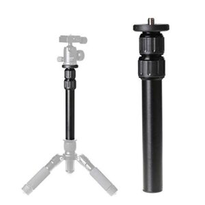 tripod center column extension camera mount extender telescopic rod 3 section pole for monopod dslr photo studio outdoor macro shooting