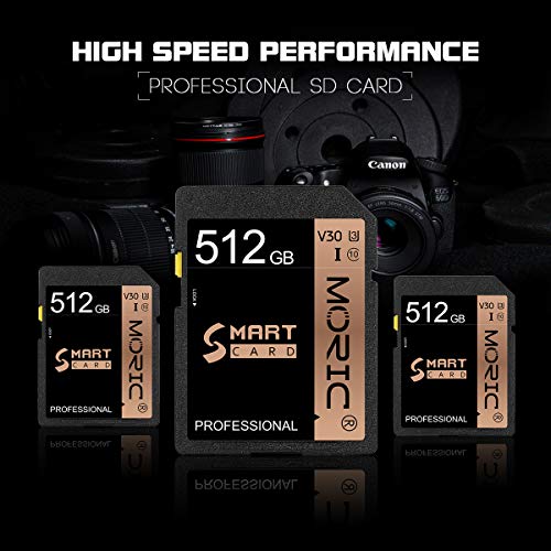 512GB SD Card High Speed Security Digital Memory Card Class 10 for Cameras,Vlogger&Videographer and Other SD Devices（512GB