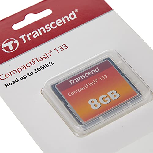 Transcend 8GB CompactFlash Memory Card 133x (TS8GCF133)