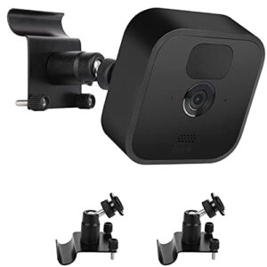 alertcam 2pack vinyl siding mount for blink outdoor (3rd gen) xt3, blink xt / xt2, blink mini, adjustable mounting bracket with outdoor vinyl siding clips hooks