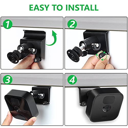 ALERTCAM 2Pack Vinyl Siding Mount for Blink Outdoor (3rd Gen) XT3, Blink XT / XT2, Blink Mini, Adjustable Mounting Bracket with Outdoor Vinyl Siding Clips Hooks