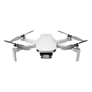 dji mini 2 – ultralight and foldable drone quadcopter, 3-axis gimbal with 4k camera, 12mp photo, 31 mins flight time, ocusync 2.0 10km hd video transmission, quickshots gray