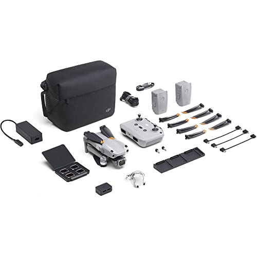 DJI Air 2S Fly More Combo, Drone with 3-Axis Gimbal Camera, 5.4K Video, 1-Inch CMOS Sensor, 4 Directions of Obstacle Sensing, 31 Mins Flight Time, 12km 1080p Video Transmission, Two Extra Batteries