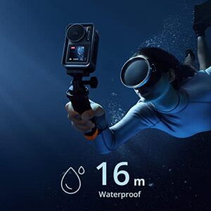 DJI Osmo Action 3 Adventure Combo, Waterproof Action Camera with 4K HDR, 10-Bit Color Depth, HorizonSteady, Cold Resistant & Long-Lasting, Extension Rod, Vlogging Camera for YouTube