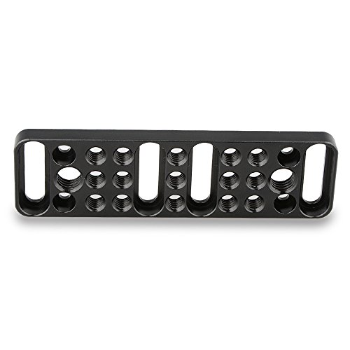 CAMVATE Multi-Function Mounting Plate Cheese Plate with 1/4"-20 and 3/8"-16 Connections - 1751