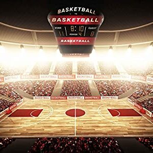 Basketball Court Backdrop 7x5ft Sports Photo Background for Basketball Game Party Video Studio Props Photo Props BT020…………