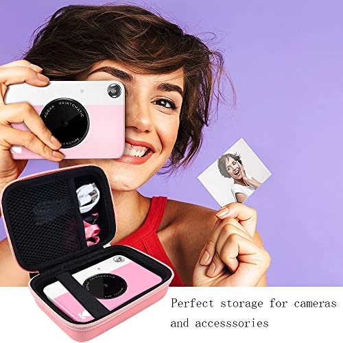 Leayjeen Kids Camera Case Compatible with Kodak Printomatic Digital Instant Print Camera(Case Only) (Pink)