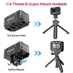 Camera Quick Release Tripod Mount, ULANZI Hummingbird DSLR QR Plate Adapter Vlog Filmmaking Quick Accessories Kits for Gopro Hero/DJI Zhiyun Gimbals/DJI Osmo Action/insta360/ Canon/Sony/Nikon