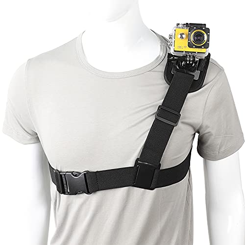 PellKing Single Shoulder Strap Mount Compatible for GoPro AKASO or Other Action Cameras