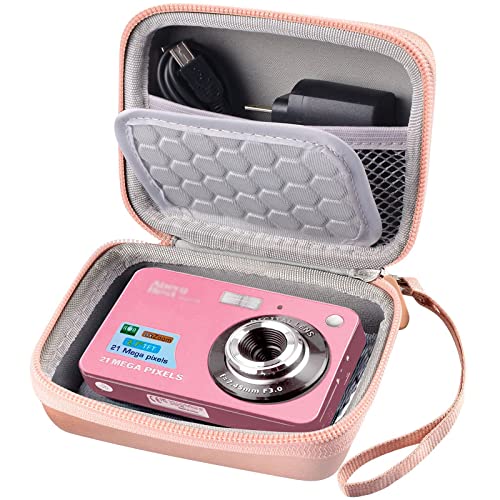 Digital Camera Case Compatible with Yifecial/ for EROOLU/ for VAHOIALD/ for Kaisoon/ for Kodak Pixpro/ for Canon PowerShot ELPH 180 190/ for Sony DSCW800 DSCW830 Kids Cameras for Travel (Box Only)