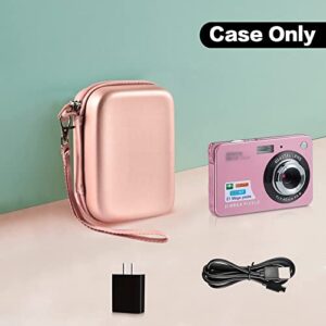 Digital Camera Case Compatible with Yifecial/ for EROOLU/ for VAHOIALD/ for Kaisoon/ for Kodak Pixpro/ for Canon PowerShot ELPH 180 190/ for Sony DSCW800 DSCW830 Kids Cameras for Travel (Box Only)