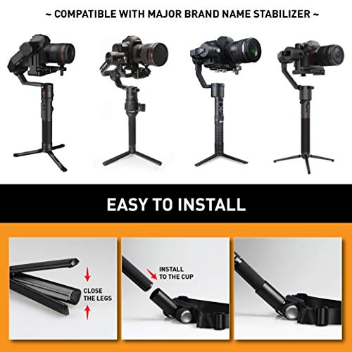 MoGoPod MogoCrane Belt Kit (Belt + Aluminum Tumbler) for DJI Ronin Stabilizer and Tripod Heavy Duty Monopod, Rotary Arm