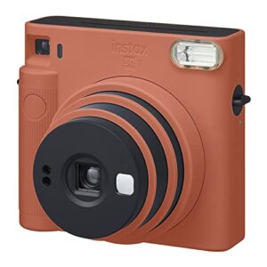 Fujifilm Instax Square SQ1 Instant Camera Starter Bundle with Film and Case (Terracotta Orange) (3 Items)