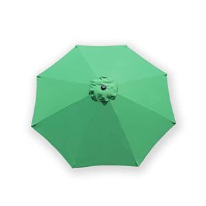 garden lucky 9ft patio umbrella replacement canopy market umbrella top outdoor umbrella canopy for 8 ribs umbrella green