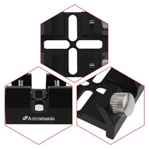 Astromania Universal Dovetail Base for Finder Scope - Ideal for Installation of Finder Scope, Green Laser Pointer Bracket