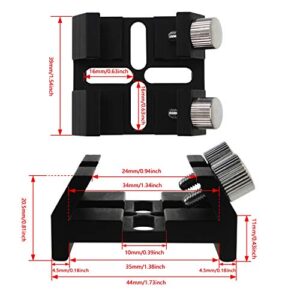 Astromania Universal Dovetail Base for Finder Scope - Ideal for Installation of Finder Scope, Green Laser Pointer Bracket