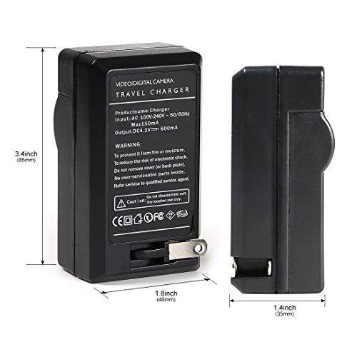 NB-7L Battery Charger for Canon PowerShot G10, PowerShot G11, PowerShot G12, PowerShot SX30 is, Replacement for CB-2LZE Charger