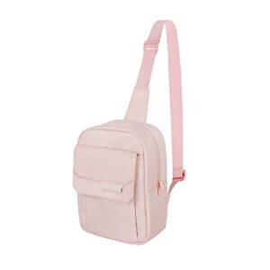 tullio camera bag small for photographer canvas camera sling bag waterproof dslr camera case pink for women lightweight compatible with nikon sony