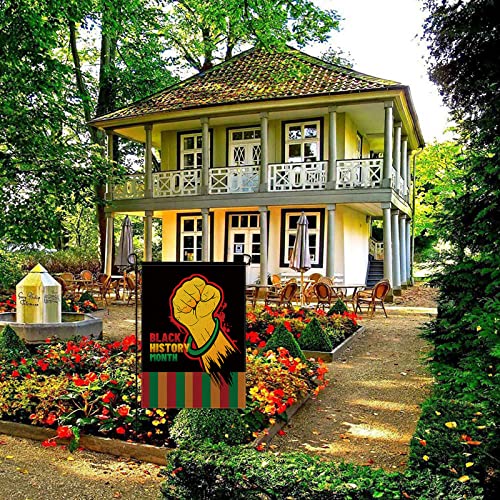 Black History Month Garden Flags Double-Sided African American Emancipation Yard Home Decoration Supplies (Flag-2)