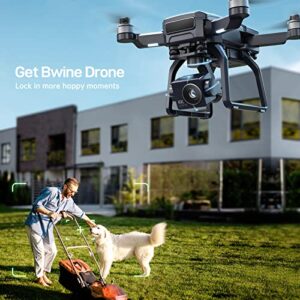 Bwine F7GB2 Drones with Camera for Adults 4K for Night Version, 9800ft Transmission range, 3-Axis Gimbal, 2 Batteries 50 Min Flight Time, GPS Auto Return, Follow Me, Waypoints, Level 6 Wind Resistance