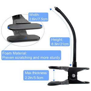 SZAOYU 2Pack Flexible Clamp Mount Compatible with Ring Mount Stick Up Cam & Indoor Cam, Flexible Gooseneck Mounting Bracket No Tools or Wall Damage Required