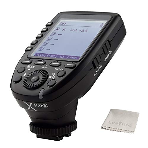 Godox XPro-S Compatible for Sony TTL Wireless Flash Transmitter Trigger 1/8000s HSS TTL-Convert-Manual Function Large LCD Screen Slanted Design 11 Customizable Functions