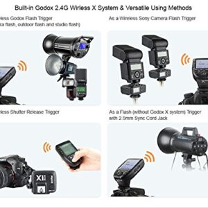 Godox XPro-S Compatible for Sony TTL Wireless Flash Transmitter Trigger 1/8000s HSS TTL-Convert-Manual Function Large LCD Screen Slanted Design 11 Customizable Functions