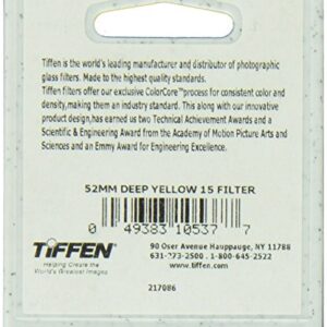 Tiffen 52mm 15 Filter (Yellow)