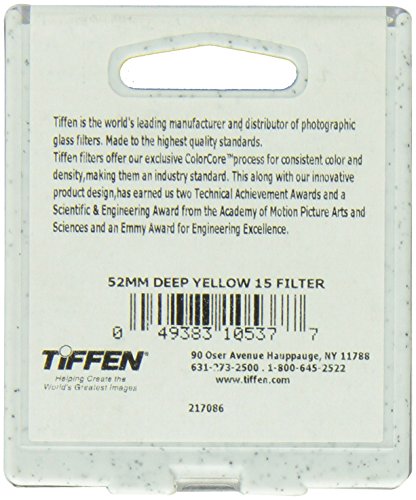 Tiffen 52mm 15 Filter (Yellow)