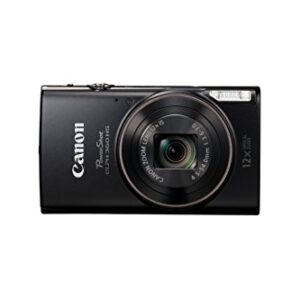 Canon PowerShot ELPH 360 Digital Camera w/ 12x Optical Zoom and Image Stabilization - Wi-Fi & NFC Enabled (Black)