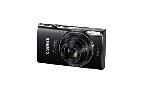 Canon PowerShot ELPH 360 Digital Camera w/ 12x Optical Zoom and Image Stabilization - Wi-Fi & NFC Enabled (Black)