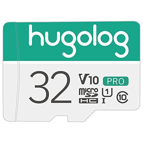 Hugolog 32GB Micro SD Card, Micro SDXC UHS-I Memory Card – 95MB/s,633X,U3,C10, Full HD Video V30, A1, FAT32, High Speed Flash TF Card P500 for Phone/Tablet/PC/Computer