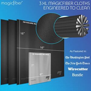 MagicFiber Extra Large Microfiber Cleaning Cloth - Premium Cloth for TV, Screens, Windows, Mirrors & More