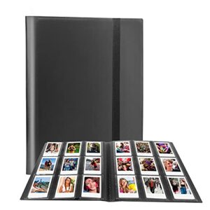 432 pockets photo album for fujifilm instax mini camera, polaroid snap pic-300 z2300 instant camera, 2×3 photo album book for fujifilm instax mini 11 12 9 evo 90 70 40 8 7 liplay instant camera(black)