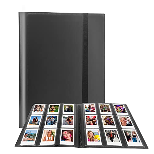 432 Pockets Photo Album for Fujifilm Instax Mini Camera, Polaroid Snap PIC-300 Z2300 Instant Camera, 2x3 Photo Album Book for Fujifilm Instax Mini 11 12 9 Evo 90 70 40 8 7 LiPlay Instant Camera(Black)