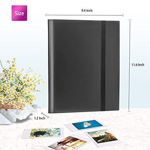 432 Pockets Photo Album for Fujifilm Instax Mini Camera, Polaroid Snap PIC-300 Z2300 Instant Camera, 2x3 Photo Album Book for Fujifilm Instax Mini 11 12 9 Evo 90 70 40 8 7 LiPlay Instant Camera(Black)