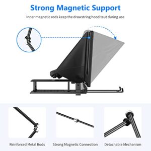 NEEWER Teleprompter X14 with RT-110 Remote & APP Control (Bluetooth Connection via NEEWER Teleprompter App), Portable No Assembly Compatible with iPad Android Tablet, Smartphone, DSLR Camera