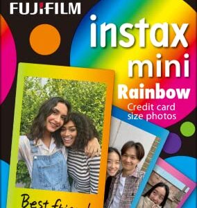 Fujifilm Instax Mini Rainbow Instant Film [International Version]