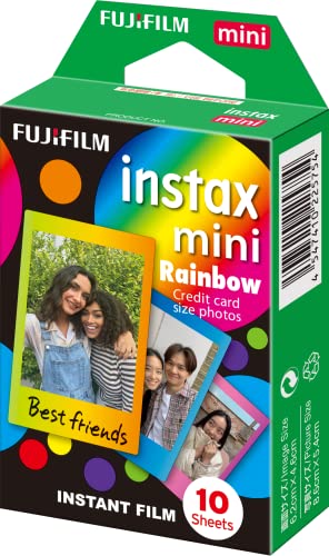 Fujifilm Instax Mini Rainbow Instant Film [International Version]