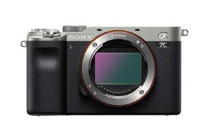 sony alpha 7c full-frame mirrorless camera – silver (ilce7c/s)