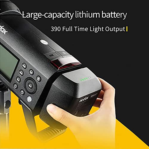 GODOX WB400PA WB400P Lithium Battery Replacement for AD400 Pro, 22.2V/2500mAh Li-ion Battery Pack AD400Pro Studio Flash Strobe Light