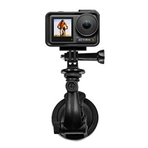 startrc action 3 suction cup mount,full 360 rotation car mount for dji action 3/insta360 x3/pocket 2/action 2 camera accessories