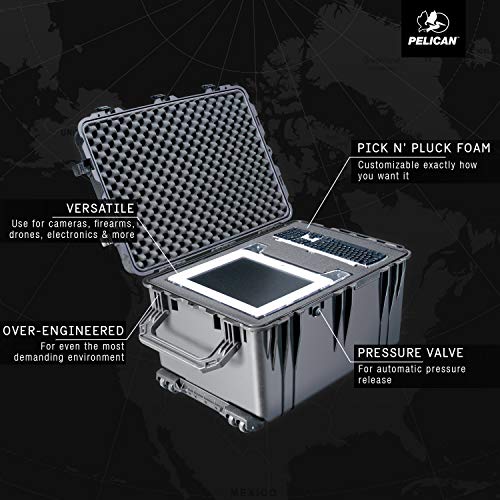 Pelican 1660 Case With Foam (Black)