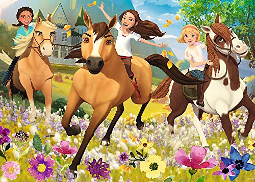 Spirit Riding Party Boys or Girl Birthday Party Photo Backdrops Spirit Horse Theme Photography Backdrops 5x3ft Dessert Cake Table Decor Supplies Kids Studio Video Shooting Props