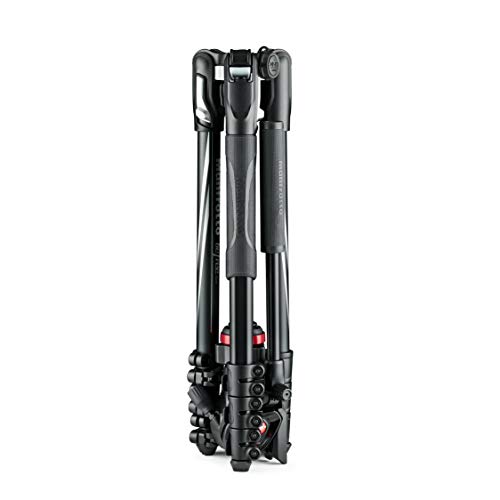 Manfrotto Befree Travel, Light Weight, Fluid Drag System Professional Video Tripod, Black (MVKBFRL-LIVEUS)