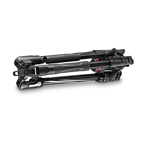 Manfrotto Befree Travel, Light Weight, Fluid Drag System Professional Video Tripod, Black (MVKBFRL-LIVEUS)