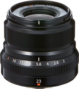 fujifilm xf23mmf2 r wr – black